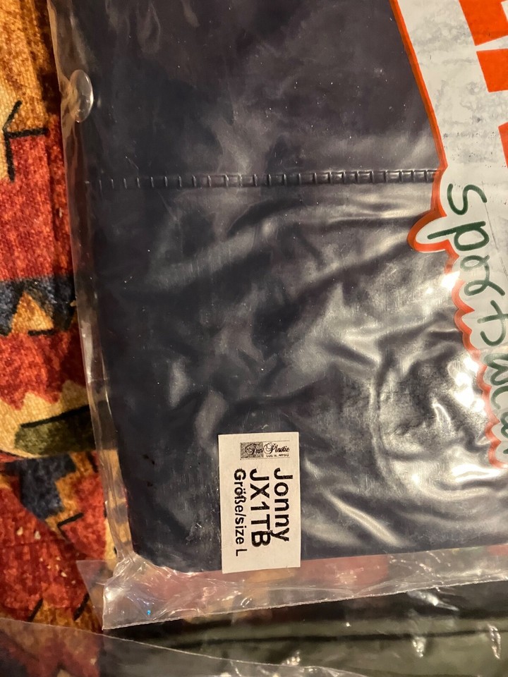 PVC PLASTIC MAC RAINCOATS X TWO JEANTEX GREAT VINYL ORIGINAL SEALED ...