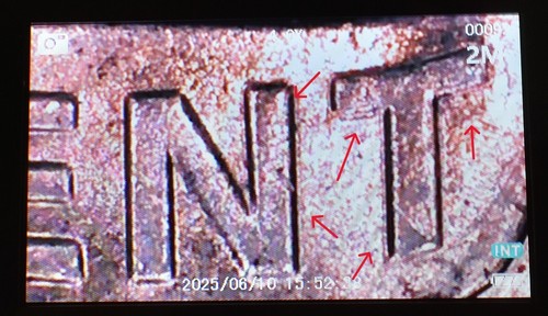 2024 P Lincoln Penny Die Break Error with Double Die Obverse and ...