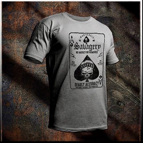 Sniper t-shirt military sharp shooter Army scout marksman tactical ...