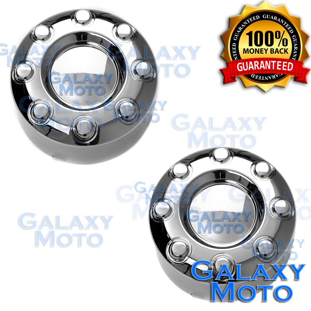 05-17 Ford Super Duty DUALLY 8 Lug Chrome 4pcs Front+Rear Wheel Center ...