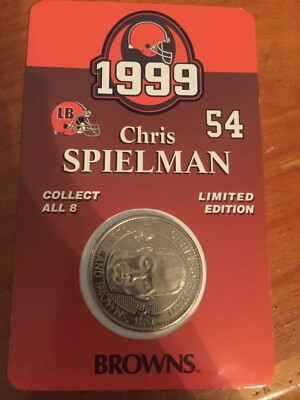 1999 Cleveland Browns collectible coin Chris Spielman | eBay