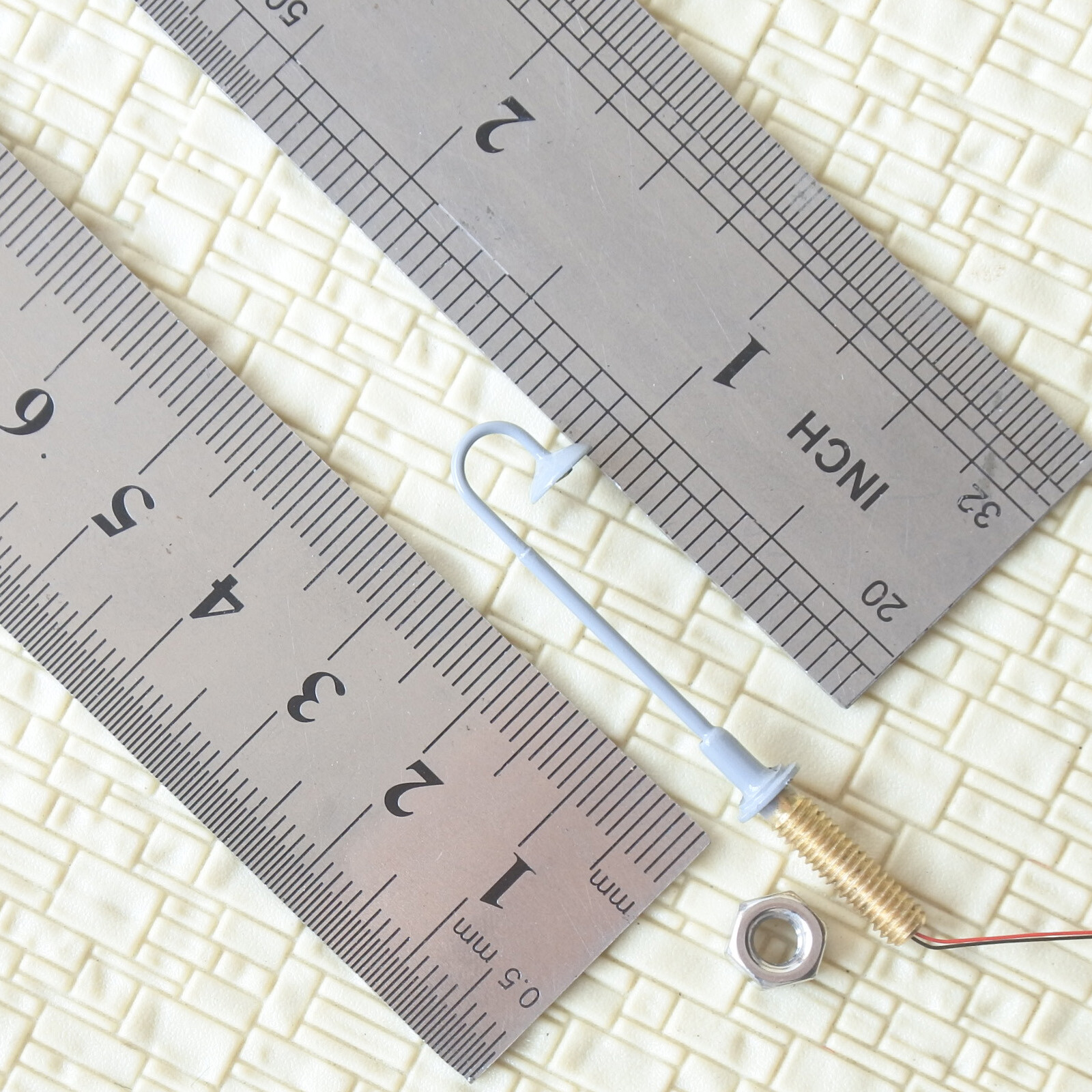 5 x N scale LED street light model train path lamppost station lamp ...