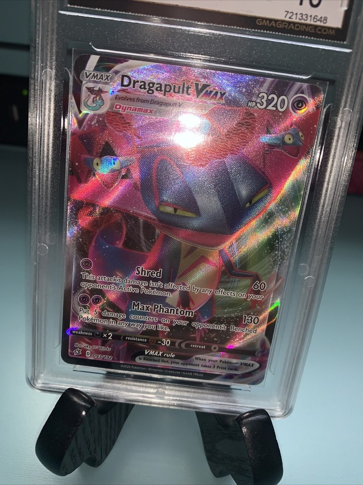 Pokemon Card Dragapult Vmax Full Art Holo Graded Gma 10 Gem | eBay