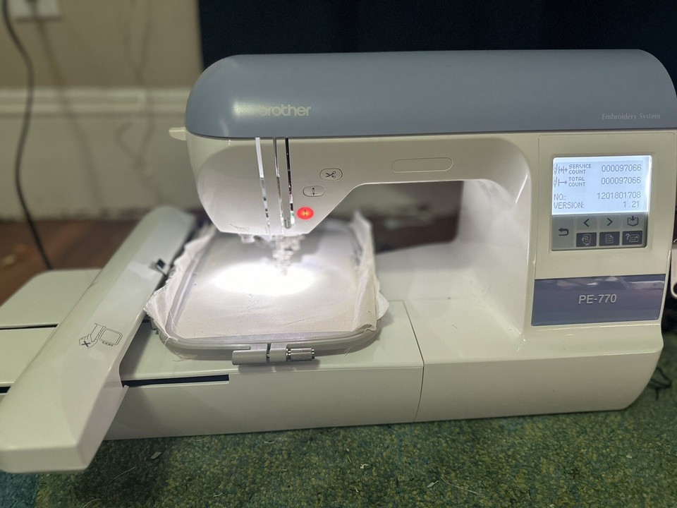 brother PE770 computerized embroidery machine | eBay