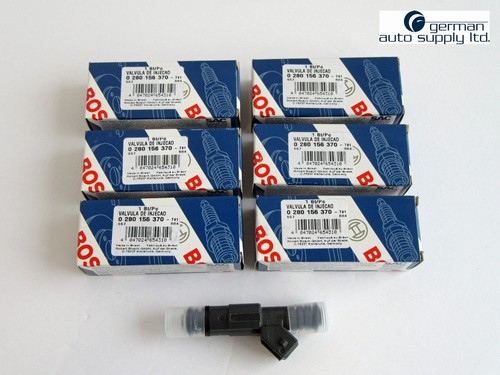 BMW 6 Piece Fuel Injector Set - BOSCH - 0280156370, 62060 - NEW OEM ...