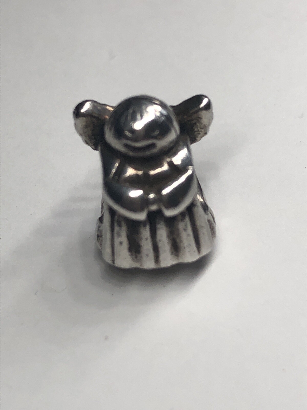 GENUINE Pandora Angel of Hope RETIRED Sterling Silver Christmas Charm ...