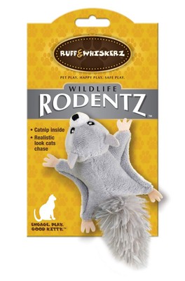 Ruff & Whiskerz Rodentz Squirrel Catnip Cat Toy | eBay