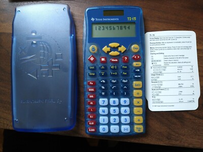 Texas Instruments TI-15 Explorer Elementary Calculator | eBay