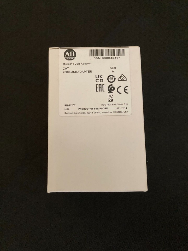 Allen Bradley 2080-USBADAPTER Series A Micro810 USB Adapter IN BOX US ...