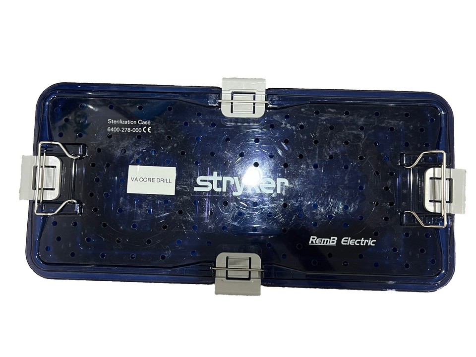 STRYKER REMB COMPLETE SET: 6400-99 UNIVERSAL DRIVER; CASE & ATTACHMENTS ...