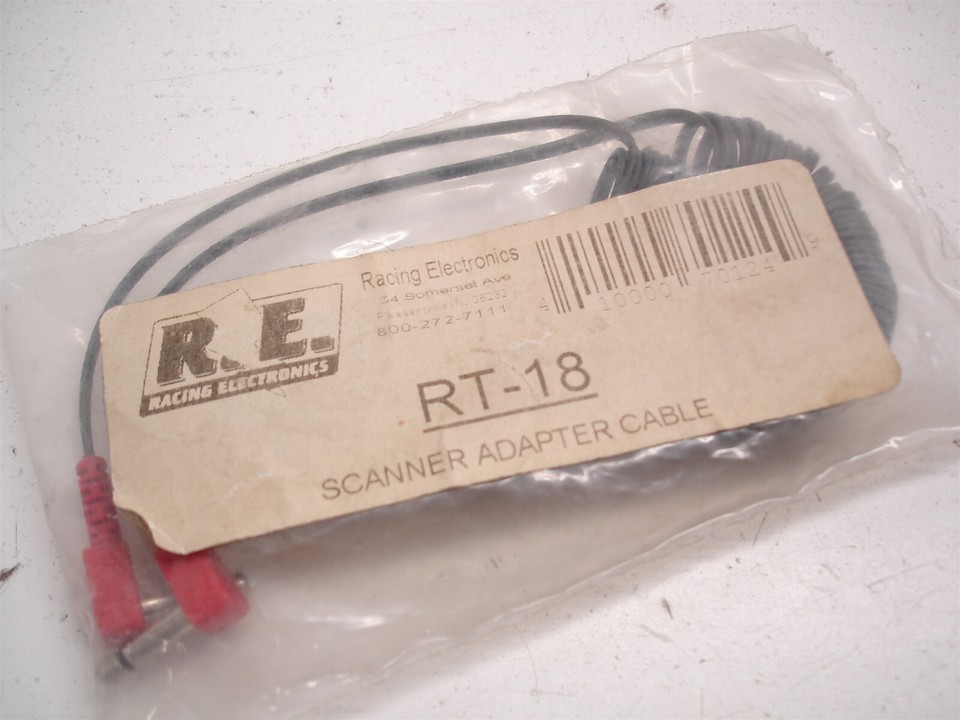 31 NASCAR RACING ELECTRONICS RADIO ADAPTER CABLES ETC SCANNER ADAPTER ...