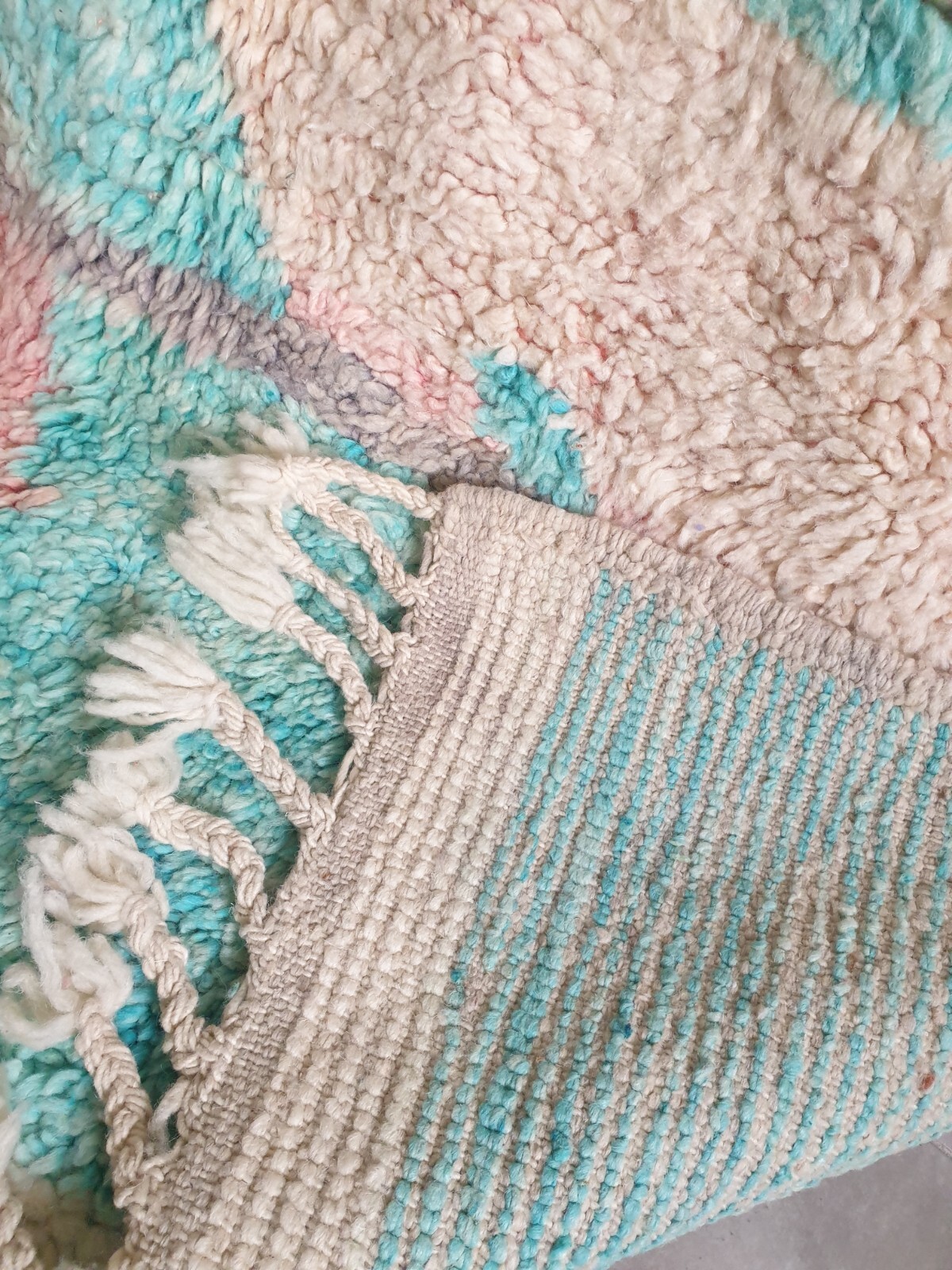 Vintage Hand-Knotted Area Rug 4' x 7' Traditional Wool Carpet Tribal ...