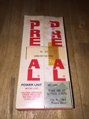 Preval Vintage Power Unit Multi Purpose Sprayer Paints Insects Combo Pk ...