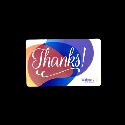 Walmart Thank You NEW COLLECTIBLE GIFT CARD $0 #8745 | eBay