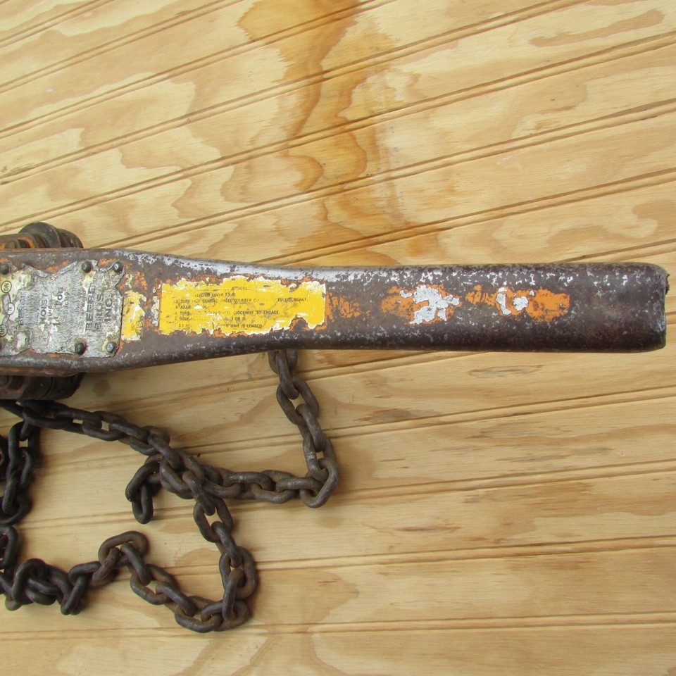 Beebe Bros. Ratchet Lever Hoist With Chain LH350 | eBay