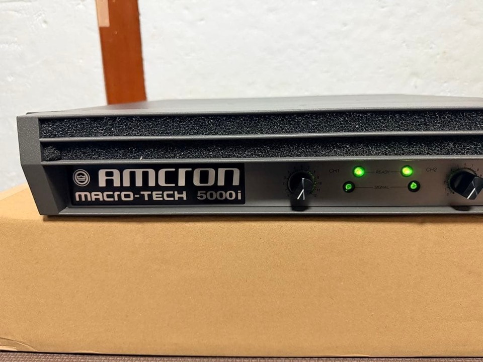 AMCRON MACRO-TECH 5000i Power Amplifier | eBay