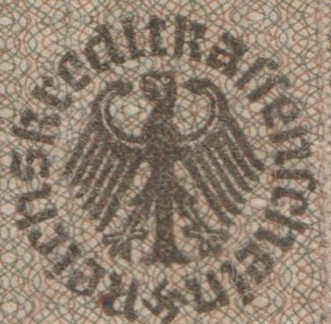 AUTHENTIC Old WWII Relic Germany Note Stamp Eagle WW2 German Coin ...