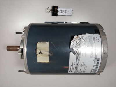 GE General Electric 5K39QN9631BT A/C Motor 1/2-HP HZ60 V115 PH1 RPM1725 ...