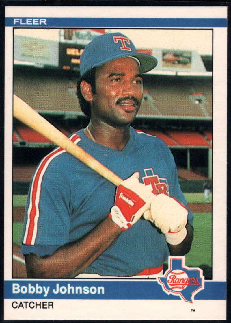1984 Fleer #420 Bobby Johnson Rangers | eBay
