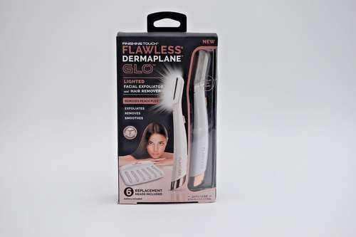 Finishing Touch Flawless Dermaplane Glo Lighted Facial Exfoliator ...