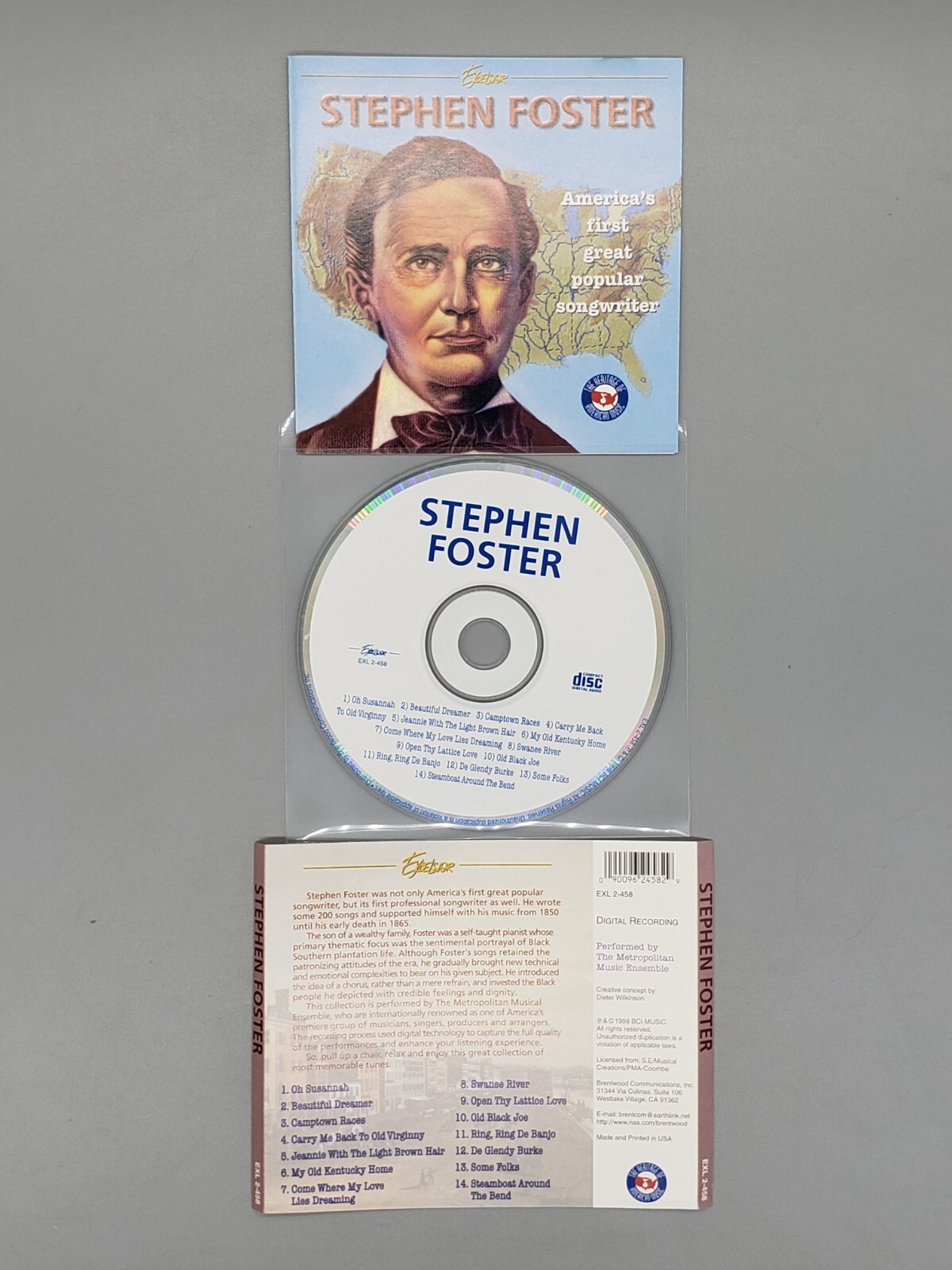 Stephen Foster: America's First Great Popular Songwriter (CD) No Case ...