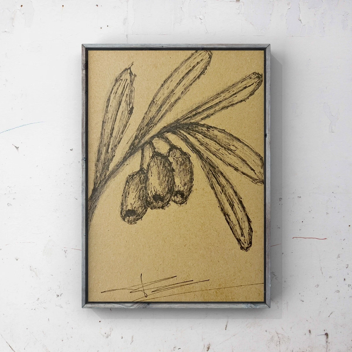 Olive Flower Drawing