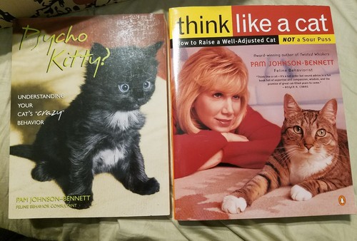 "Think Like A Cat-Raise A Well Adjusted Cat""Psycho Kitty?" Paperbacks ...