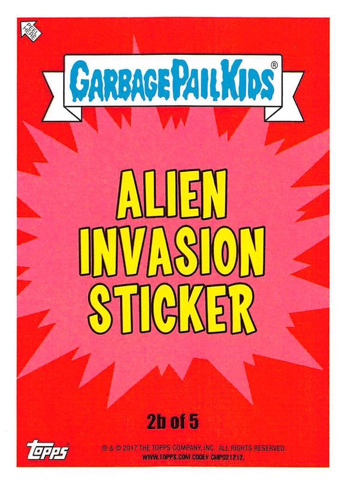 GARBAGE PAIL KIDS 2017 SERIES 1 ADAM-GEDDON PICK-A-CARD BASE STICKERS ...
