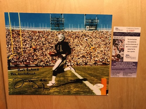Fulton Walker Autograph Signed Raiders Insc 8x10 Photo JSA | eBay