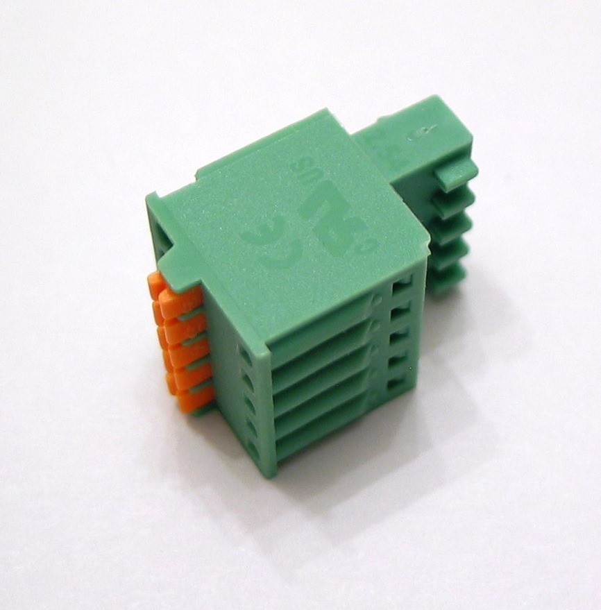 (10) 5 Pin - 2.54mm Pluggable Connector - Spring Terminal Block ...