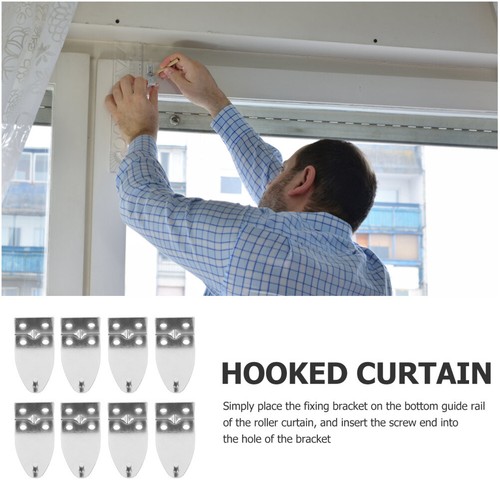 8PCS Blind Brackets 2 Inch Windows Metal Lightweight Mounting Bracket ...