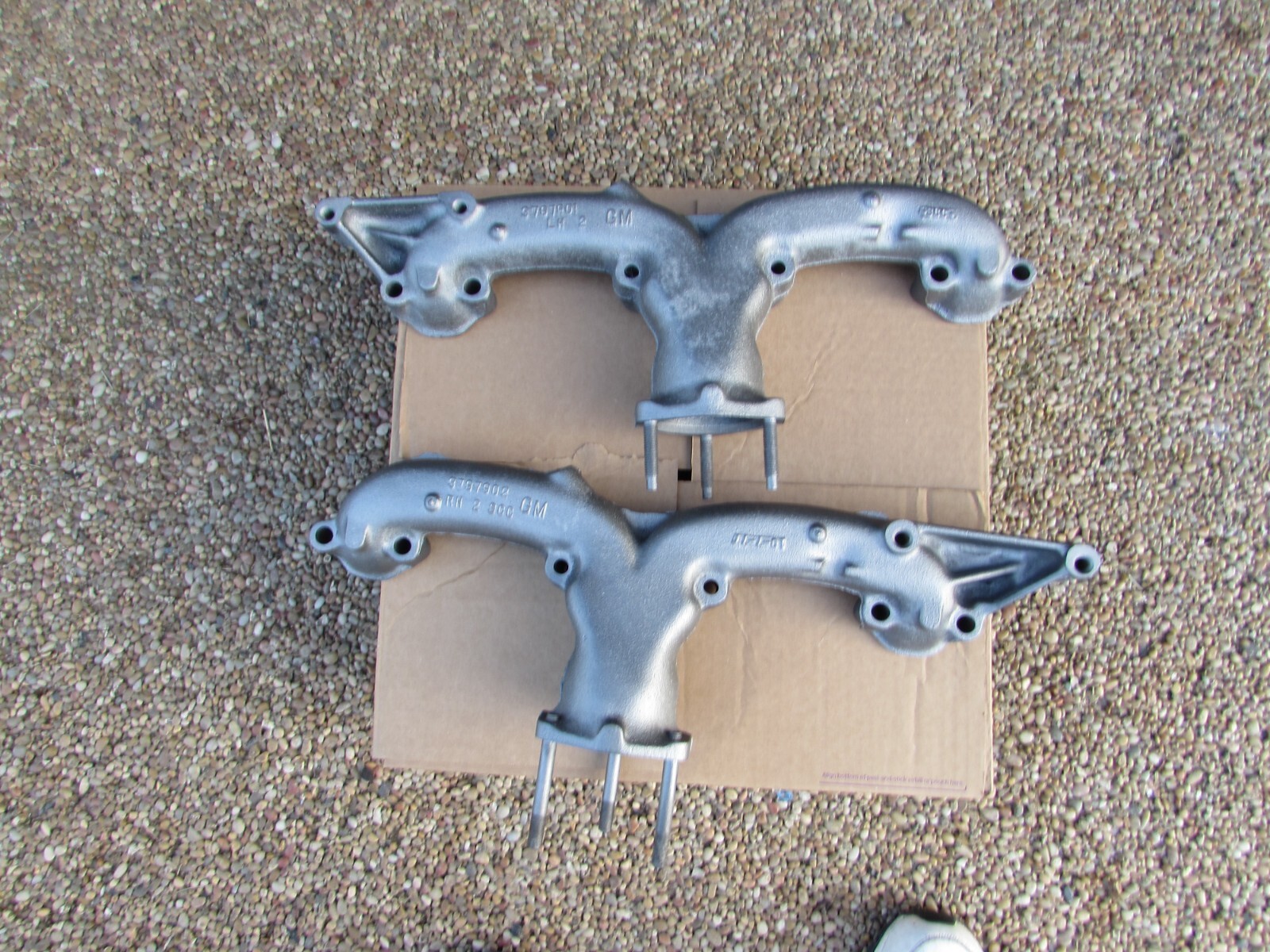 62 63 C1 C2 Corvette Exhaust Manifold 327/340-360HP 2.5" GM #3797901/ ...