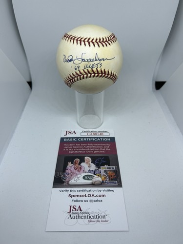 Bud Harrelson Signed Baseball JSA Certified Autograph Inscribed 69 Mets ...