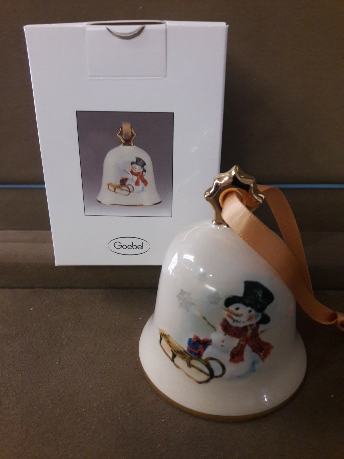GOEBEL, 2020 ANNUAL CHRISTMAS BELL, 37TH EDITION, SNOWMAN MOTIF, NEW ...