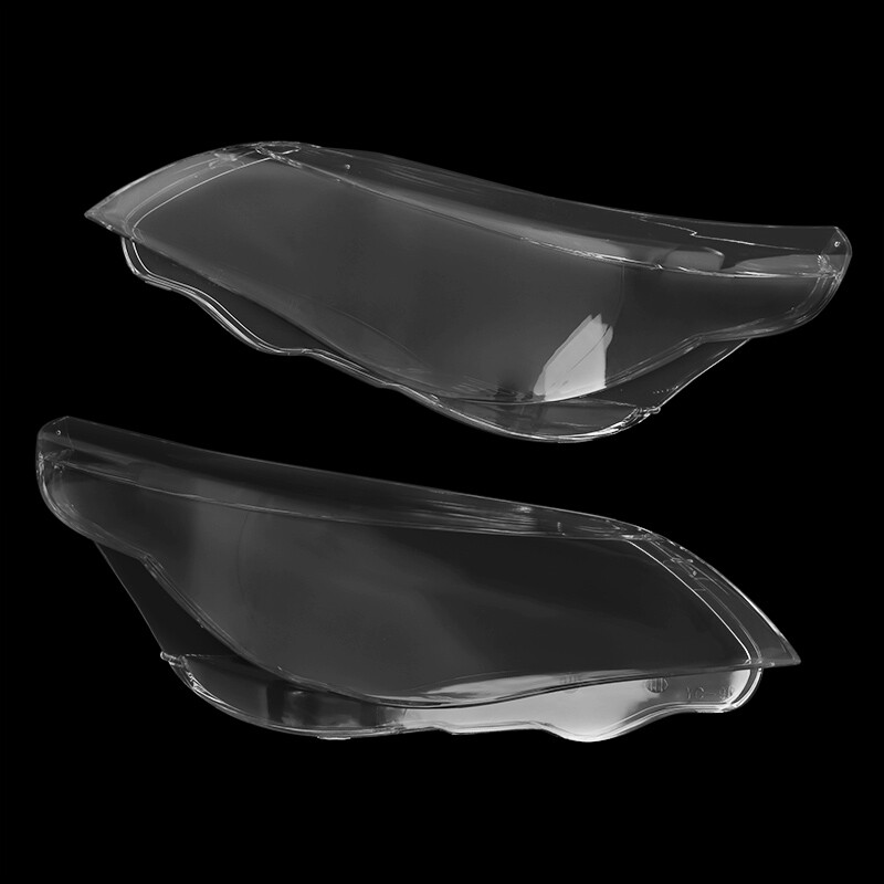Pair Headlight Headlamp Lens Cover Clear For BMW E60 E61 5Series 525i ...