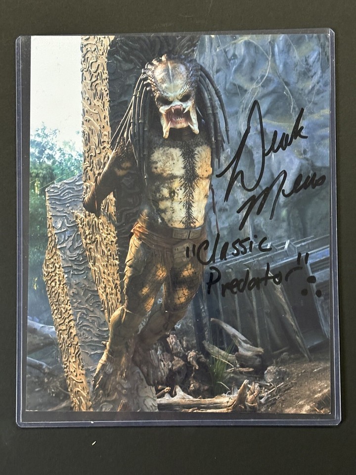 Derek Mears hand signed Predators photo auto Classic Predator | eBay