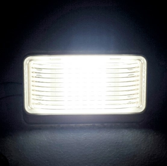 LED RV Motion Sensor Exterior Porch Utility Light Black 12v Lighting ...