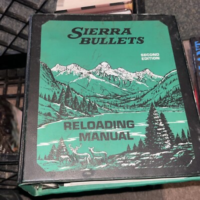Sierra Bullets Reloading Manual 3 Ring Binder 1978 Second Edition | eBay