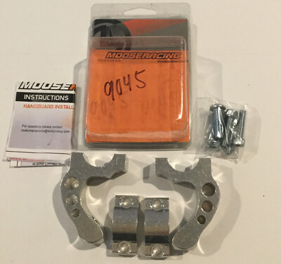 MOOSE RACING SILVER CONTOUR INNER MOUNT CLAMP 1 1/8" RENTHAL FATBAR ...