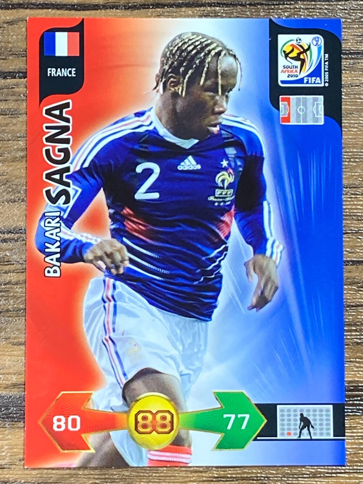 Panini World Cup Card Game South Africa 2010 Bakari Sagna Adrenalyn XL ...