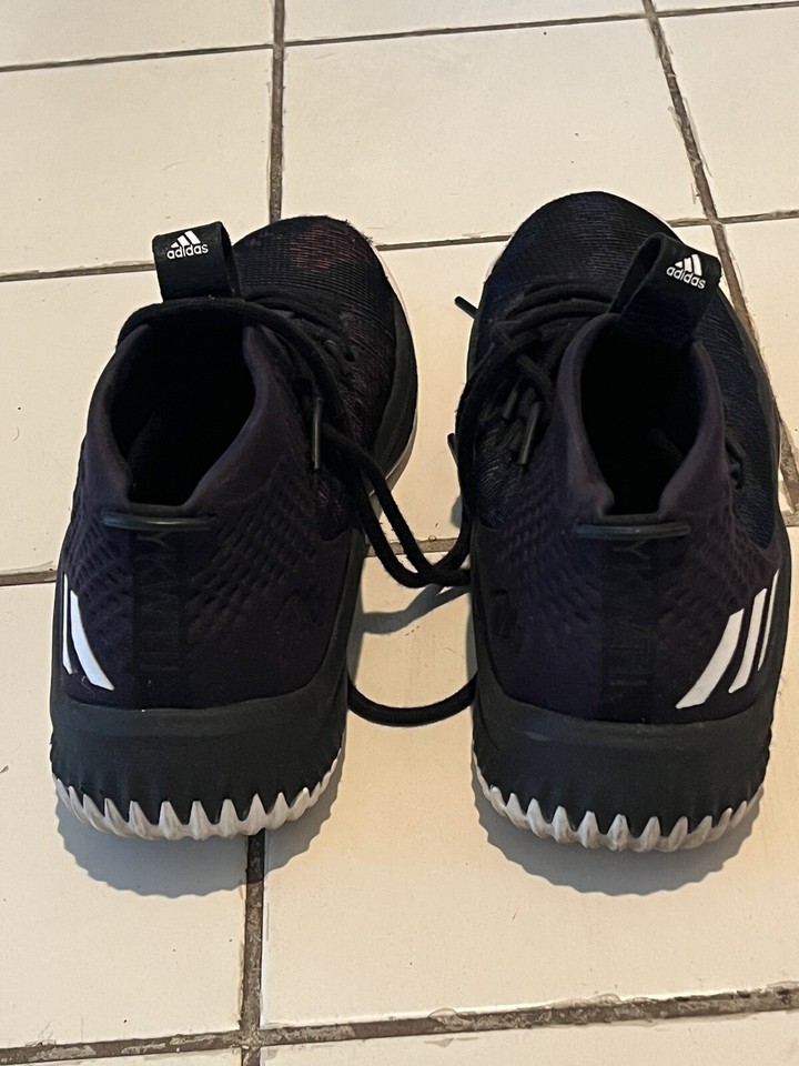 Adidas Dame 4 Mens Sz 10 Damian Lillard Black Blue White Basketball ...