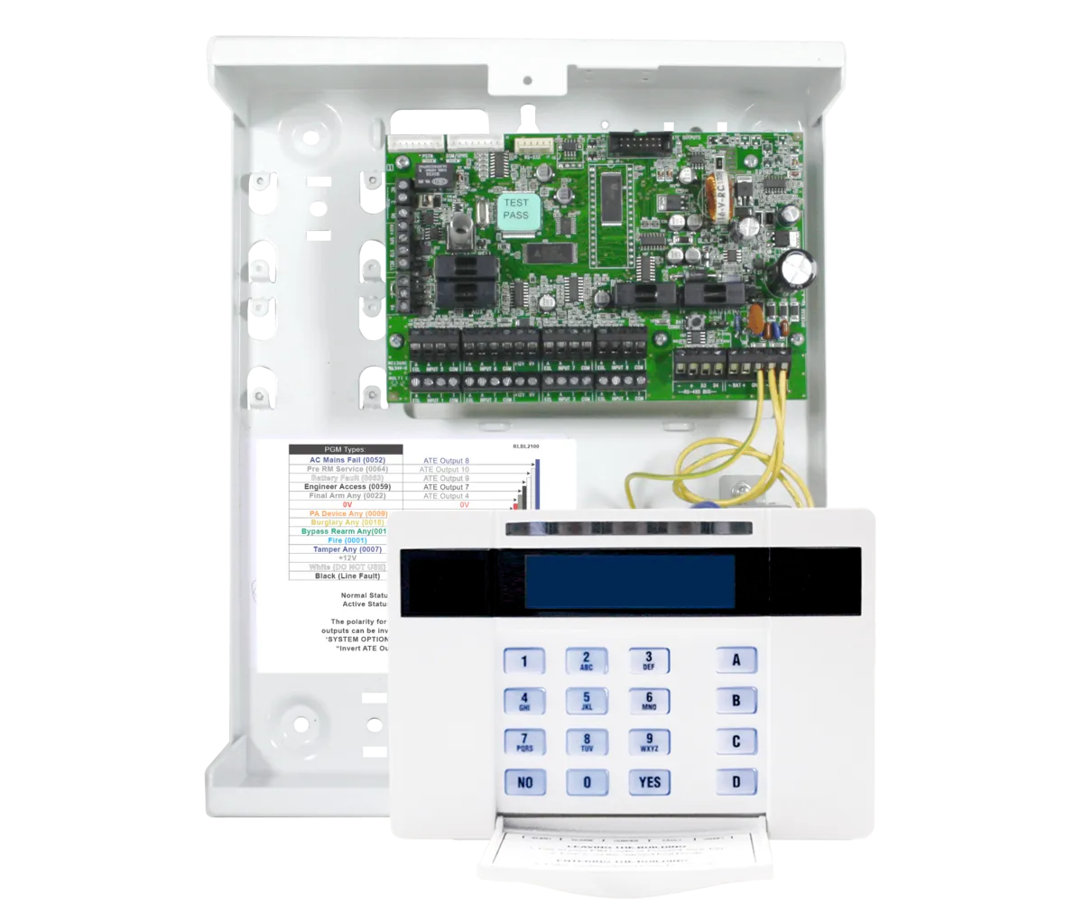 Pyronix EURO76/S-UK Euro 76 Small Hybrid 76-Zone Ctrl Panel w/EURO-064 ...
