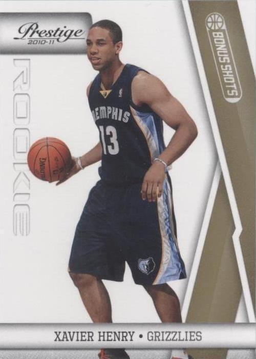 2010-11 Prestige - Rookie Xavier Henry #162 Bonus Shots Gold /249 (RC ...