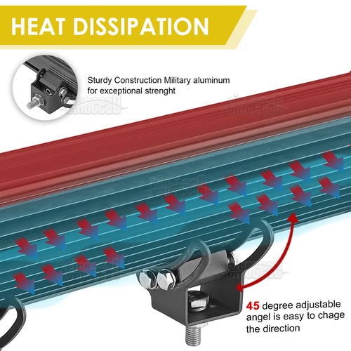 LED Light Bar Bull Bar Bumper License Plate Bracket Wire Kit For Honda ...