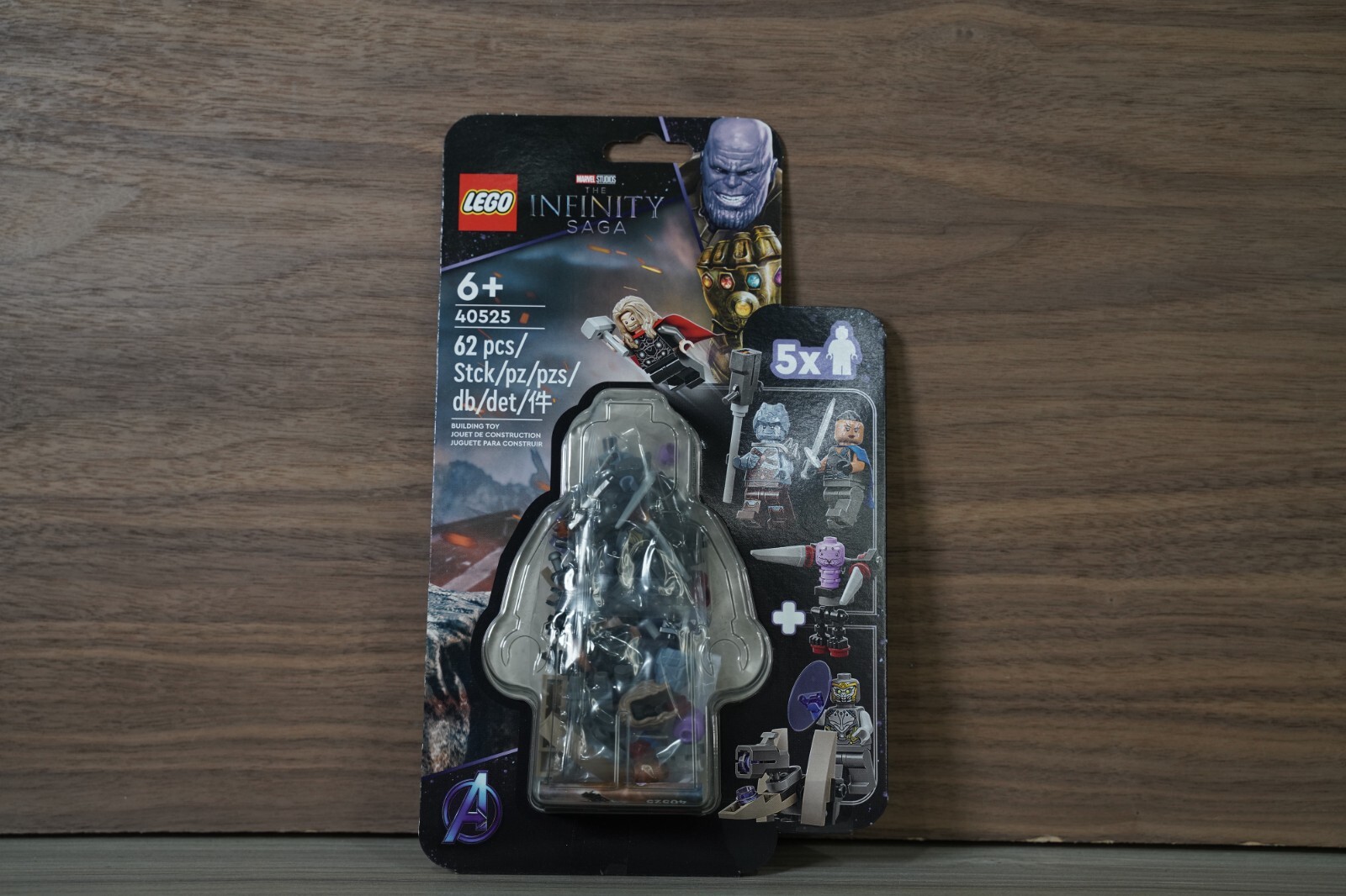 LEGO 40525 Marvel The Infinity Saga Endgame Battle Thor Minifigure Pack ...