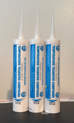 {3} KEIL THERMAL MASTIC 10 OZ TUBE HEAT TRANSFER COMPOUND-BOD. 02/ 11 ...