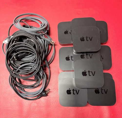 12x UNTESTED Apple A1469 HD Digital Media Streamers 3rd Gen w/Remotes ...