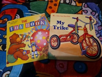 Lot Of 2 Golden Shape Books The Toy Book And My Trike | eBay