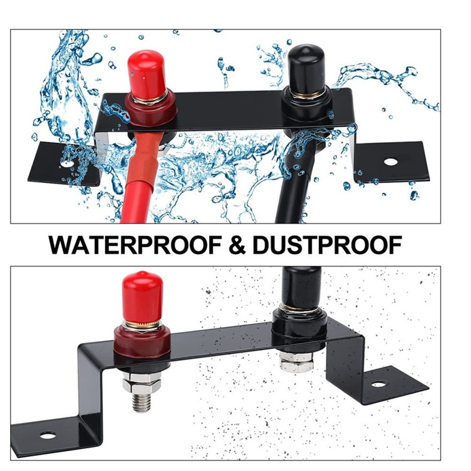Waterproof Remote Terminal Jumper Post W/Cable Bracket for UTV ATV Car ...