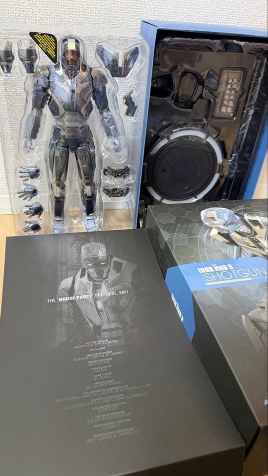 Hot Toys MMS309 Iron Man 3 Shotgun Mark XL 40 Tony Stark Figure FINGER ...